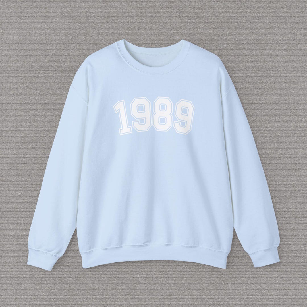 1989 Sweatshirt, Vintage Year, Born in 1989, Year of Graduation, 1989 ...