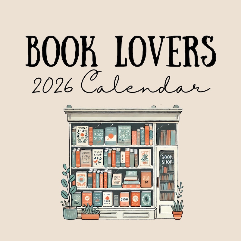 Library Themed Calendar - Etsy