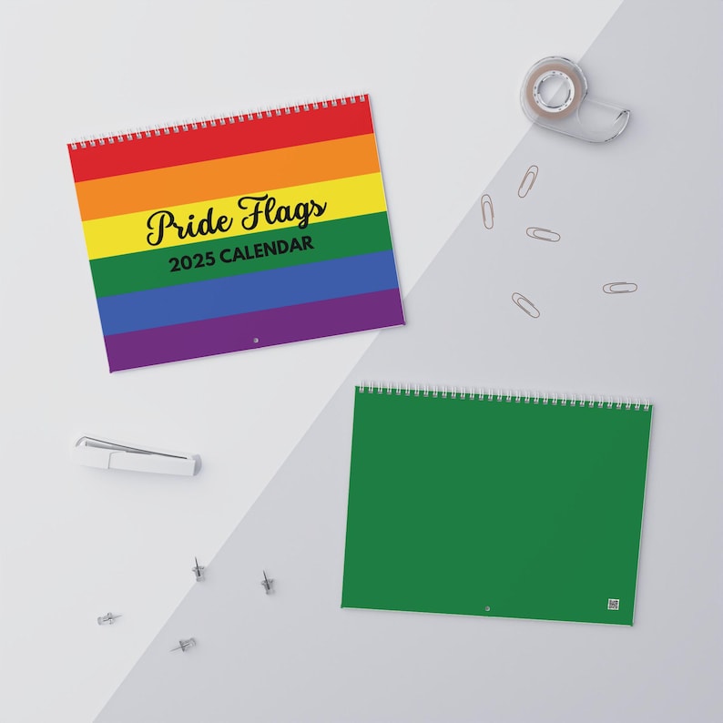 Pride Flags Wall Calendar 2025, LGBTQ+ Pride, Gift Idea, Home Decor ...