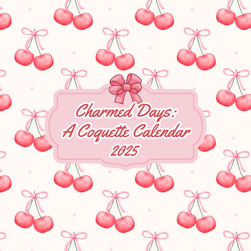 Coquette Calendar 2025 - Etsy