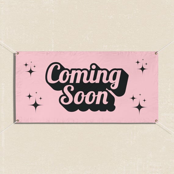 Pink Opening Soon Banner 42PCS Pink Themed Party, New Home New Chapter