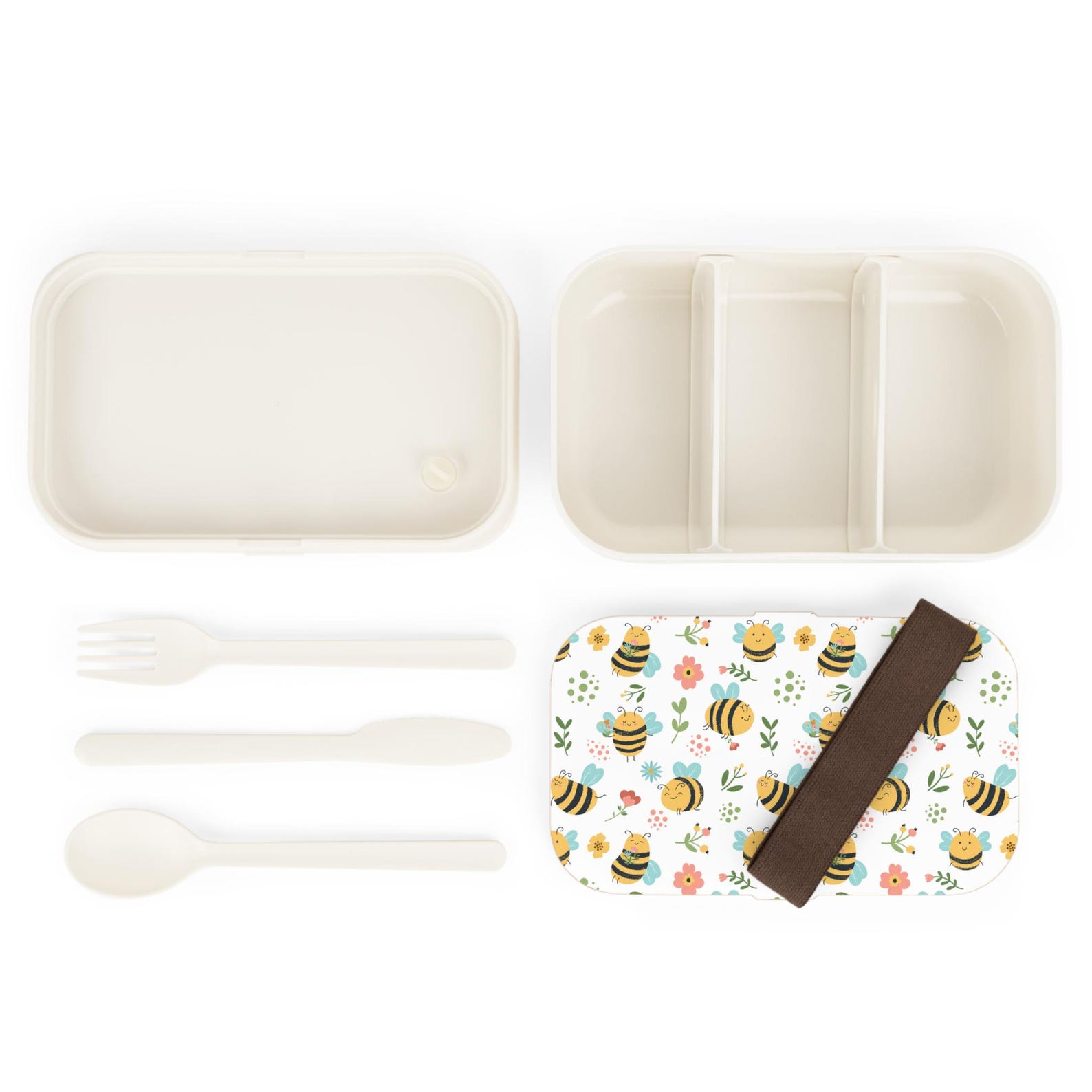 Bento Box for Kids, Lunch Box, Teacher Meal Prep, Happy Bees, Spring ...