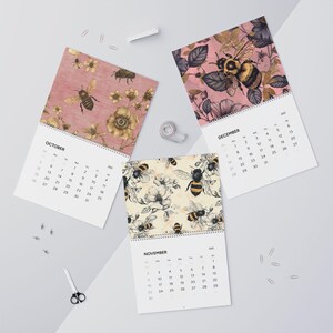 Bees and Blossoms Wall Calendar 2025, Home Decor, Gift for Nature ...