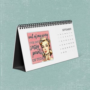 No Sugar All Spice 2025 Desktop Calendar, Sassy & Sarcastic Office Gift ...