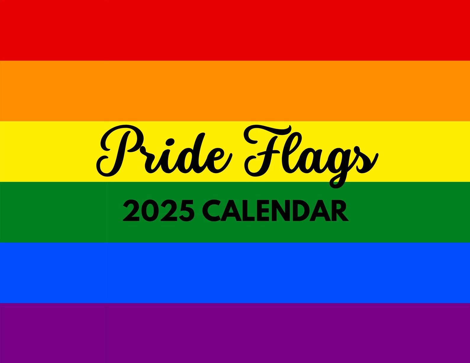 Pride Flags Wall Calendar 2025, LGBTQ+ Pride, Gift Idea, Home Decor ...