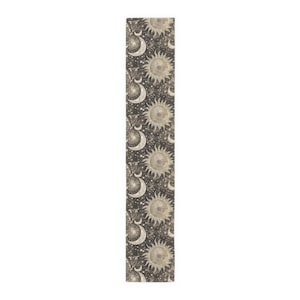 Celestial Table Runner, Sun and Moon Design Runner, Astrological Home ...