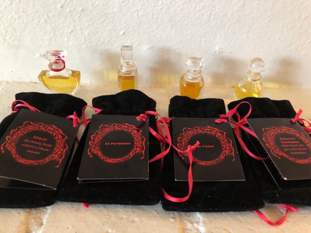 Holzman & Stephanie Perfume Misuki La Parisienne Je T'aime Set of 4 - Etsy
