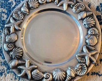 Shell Pewter Tray - Etsy