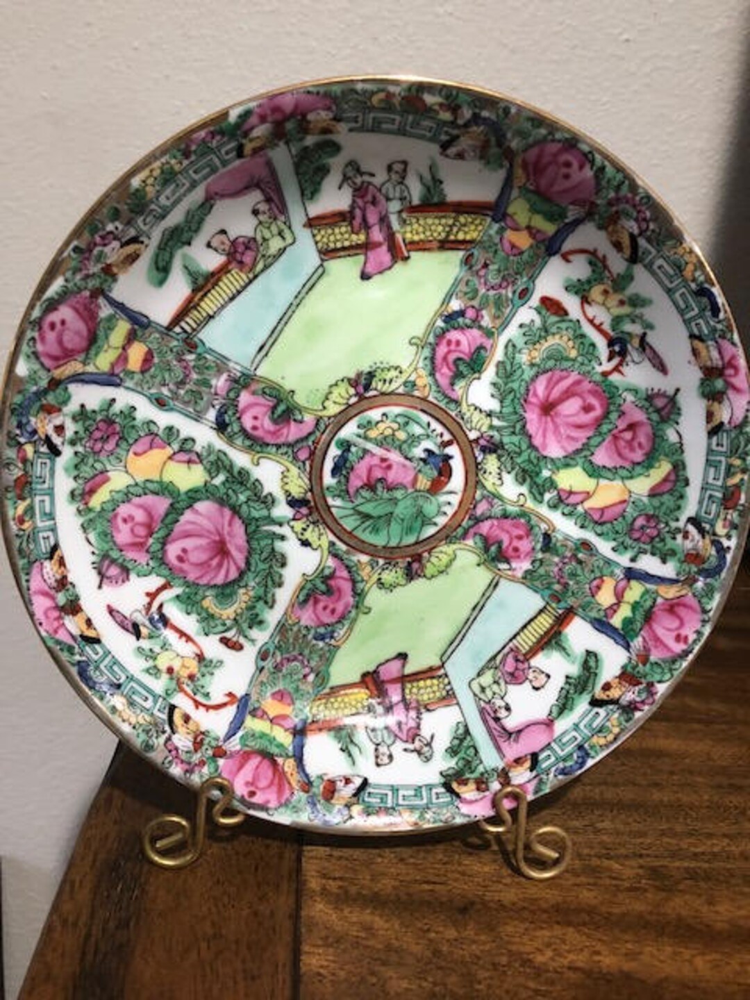 Vintage Asian Decorative Plate Home Decor - Etsy