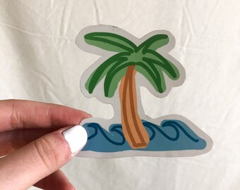 Palm Trees Sticker | Etsy