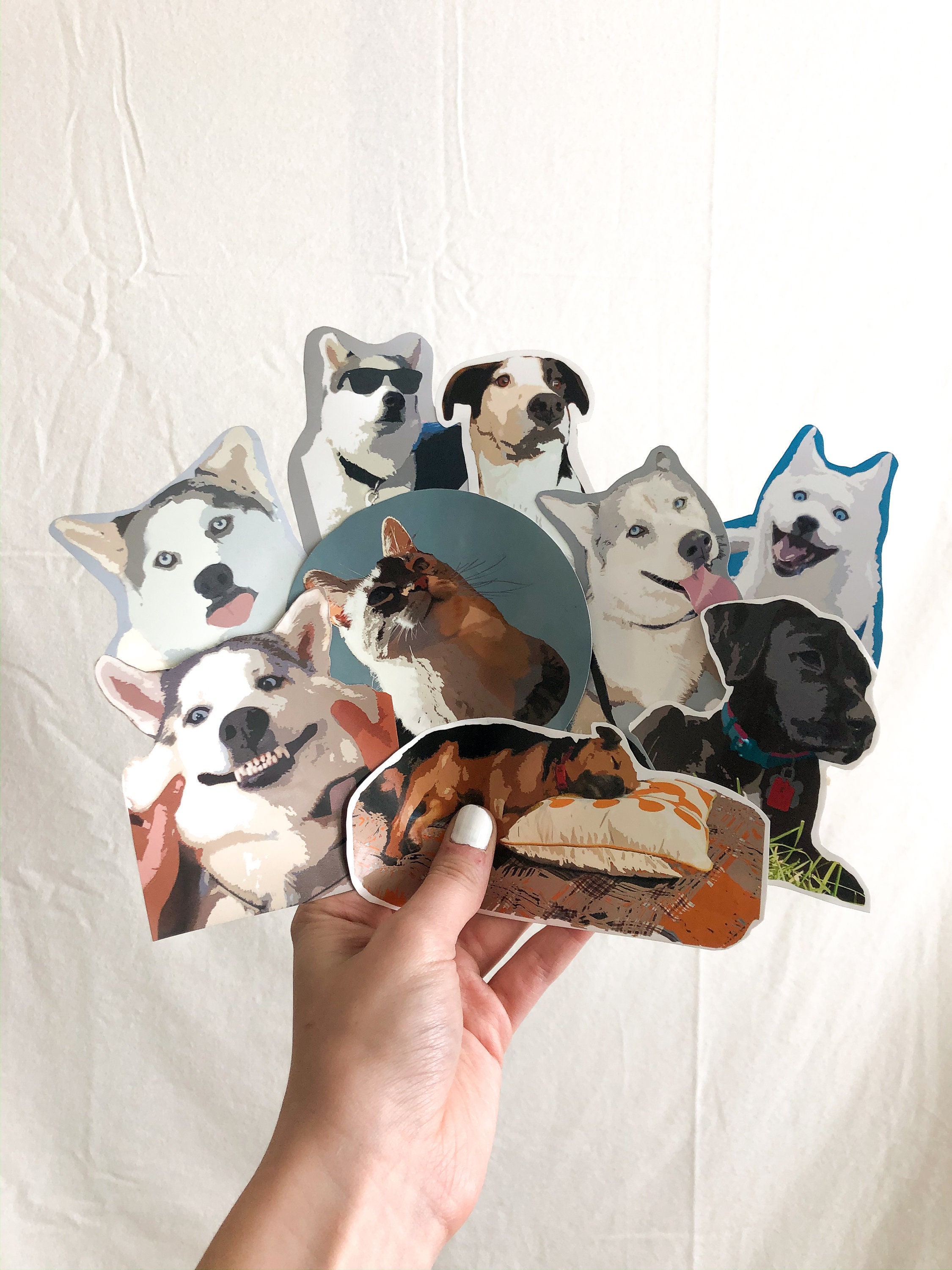 STICKERS DE MASCOTAS PERSONALIZADOS | Etsy