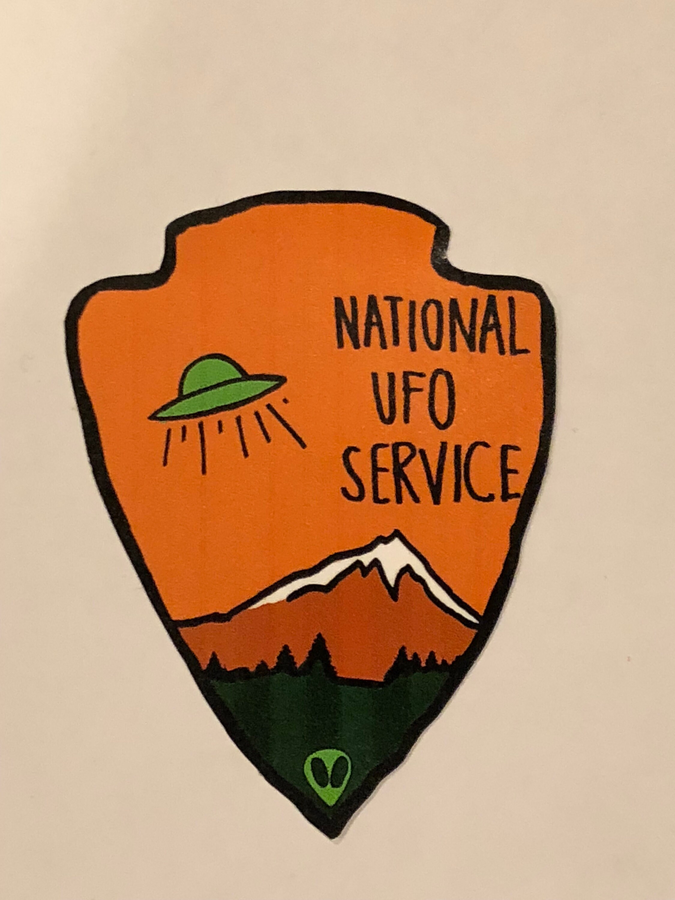 National UFO Service Sticker | Etsy