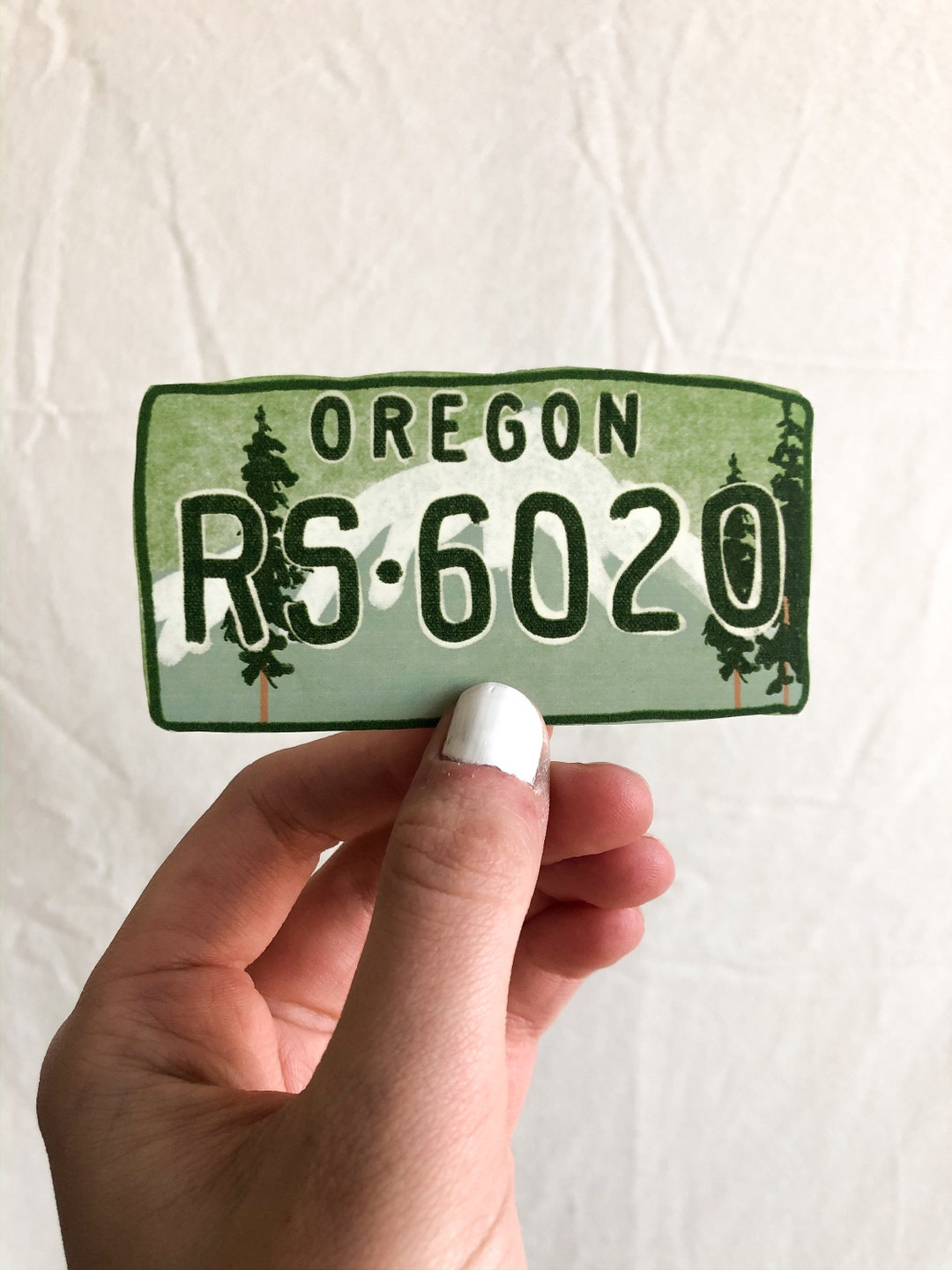 Oregon License Plate Sticker - Etsy