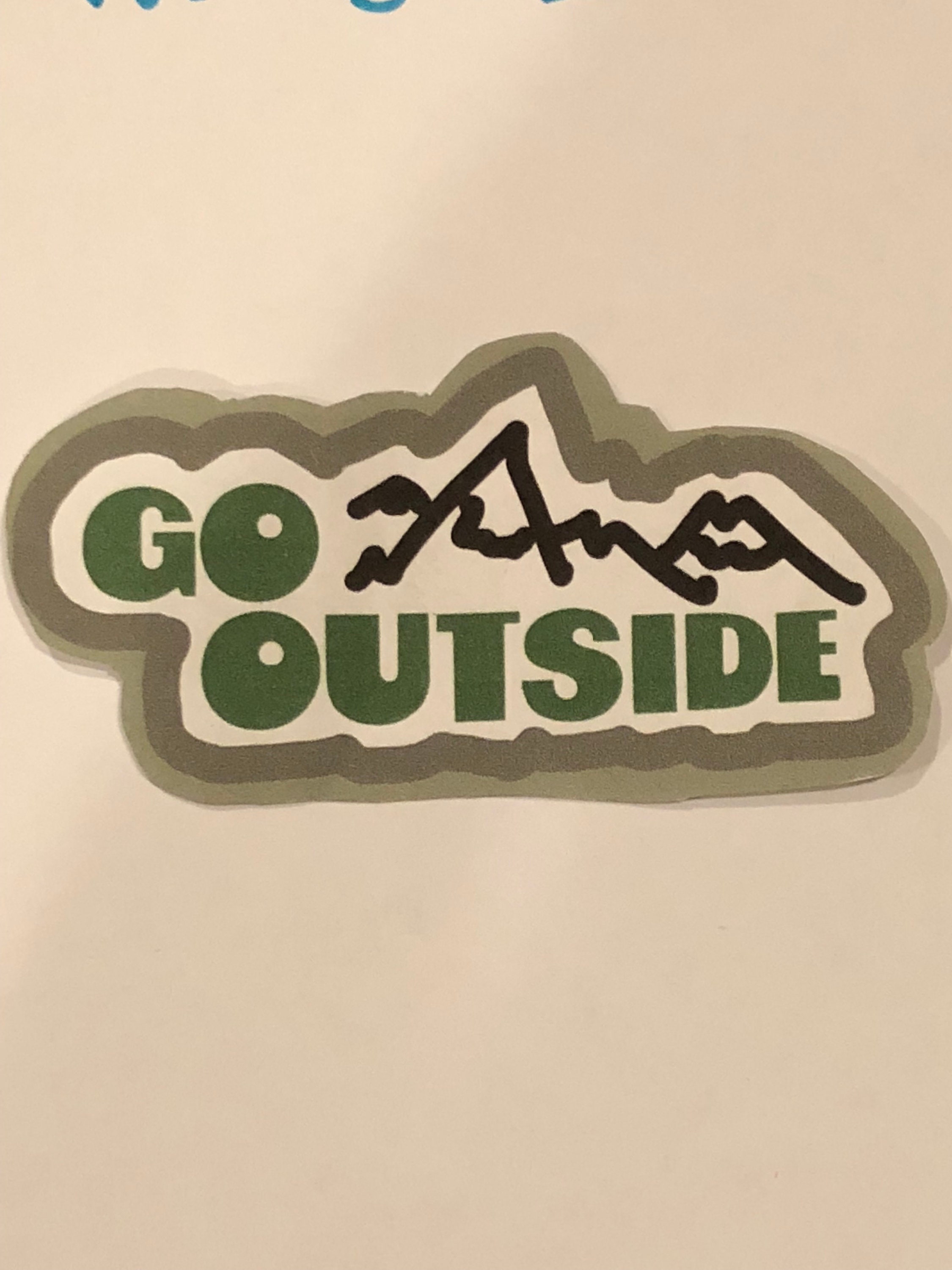 Go Outside Sticker | Etsy