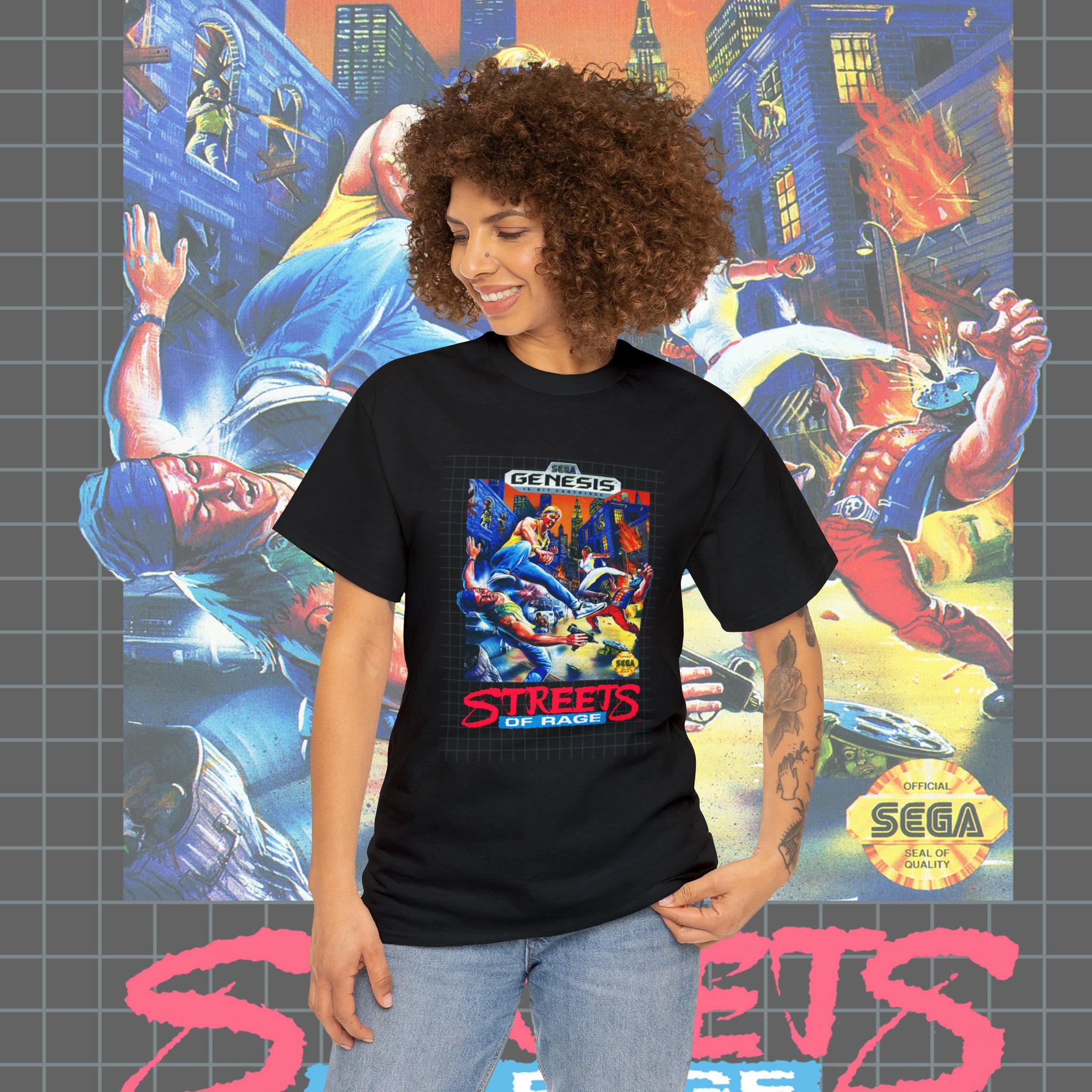 NEW Streets of Rage Box Art Retro Design T-shirt Sizes S 2XL - Etsy