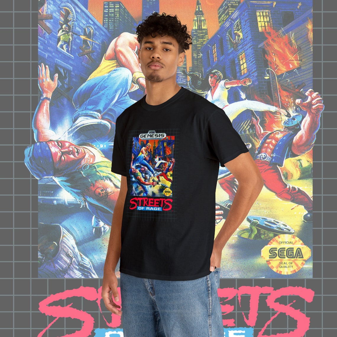 NEW Streets of Rage Box Art Retro Design T-shirt Sizes S 2XL - Etsy