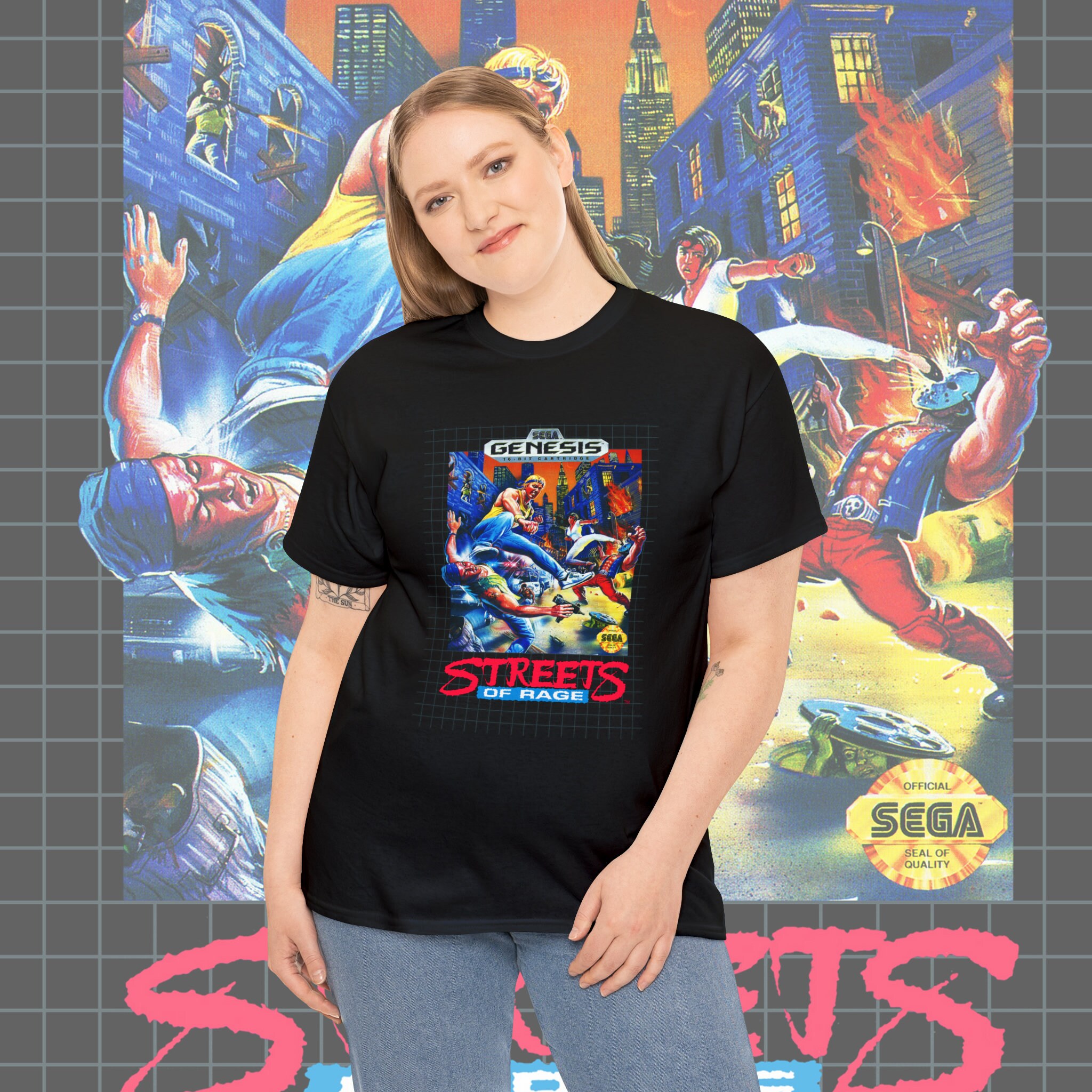 NEW Streets of Rage Box Art Retro Design T-shirt Sizes S 2XL - Etsy