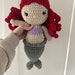 CUSTOMIZABLE Crochet Mermaid Doll Toddler Birthday Gift Toddler Stuffed ...