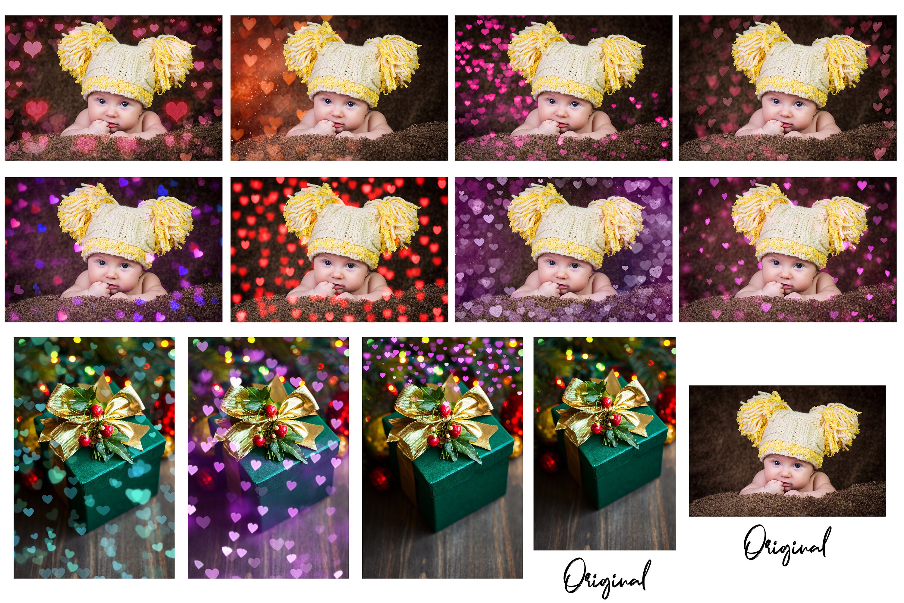 Heart Bokeh Overlays Romantic Overlays Valentine Overlays Love - Etsy