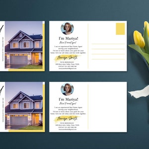 Real Estate Postcards Realtor Just Sold Postcard Realtor Farming Card ...