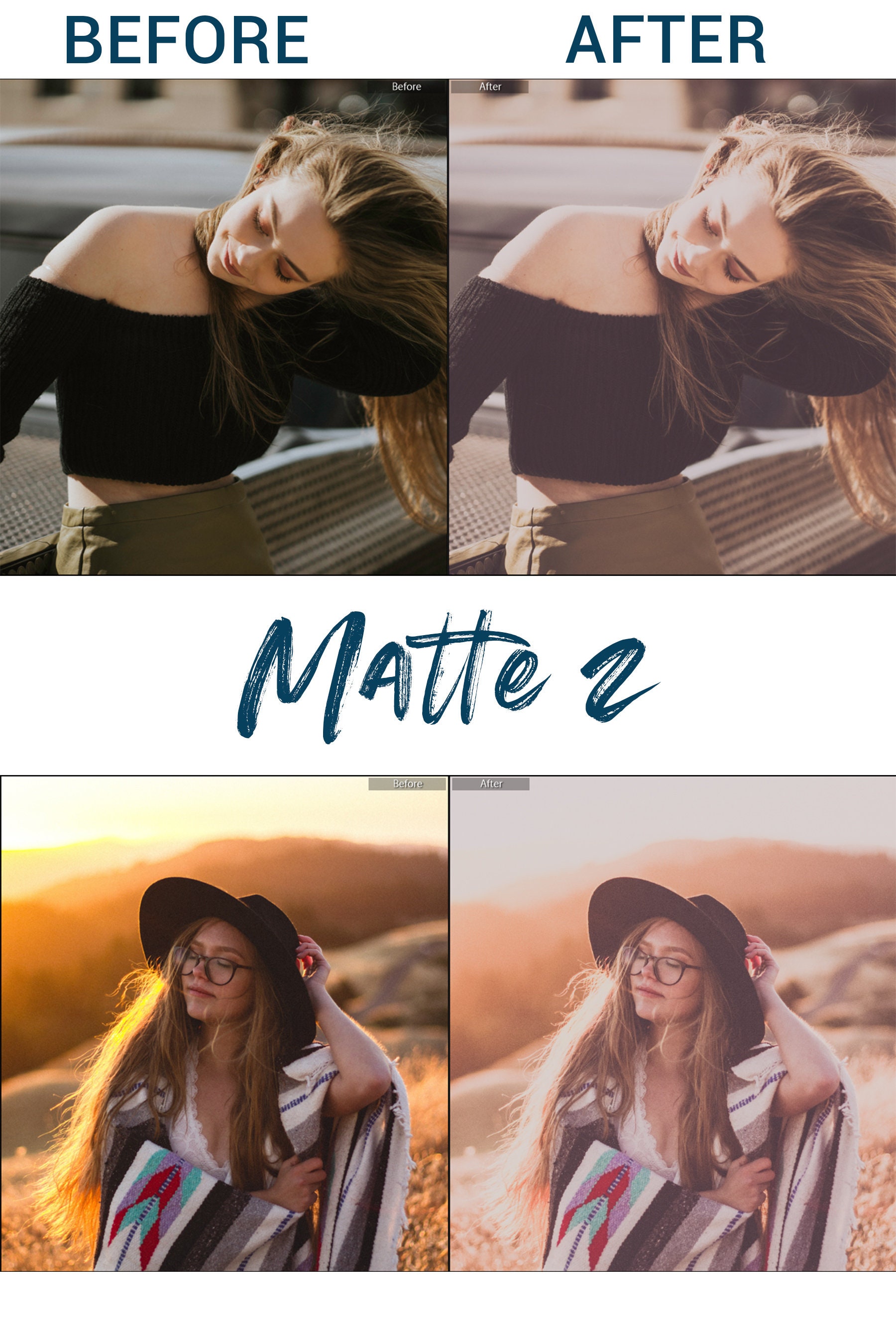 Matte Presets Matte Mobile Presets Lightroom Presets Matte - Etsy