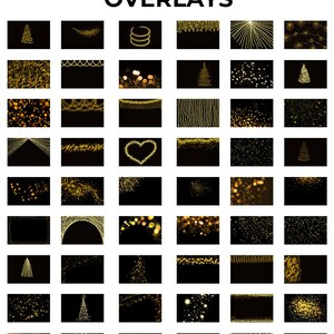 Buy Christmas Overlays Photoshop Overlays Photo Overlays Bokeh Overlays ...