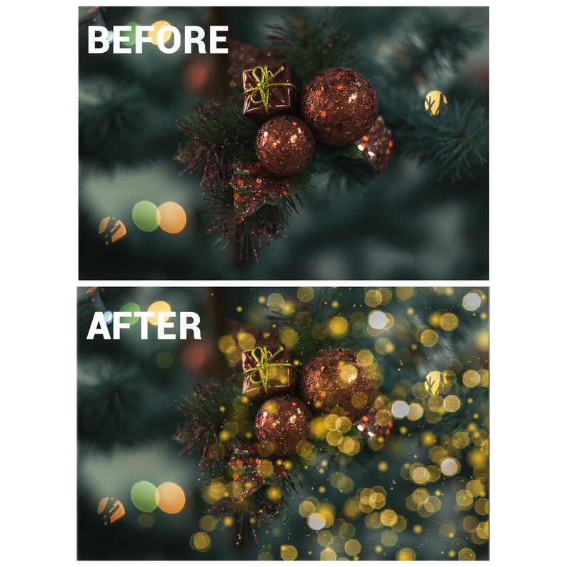 Christmas Overlays Photoshop Overlays Photo Overlays Bokeh Overlays ...