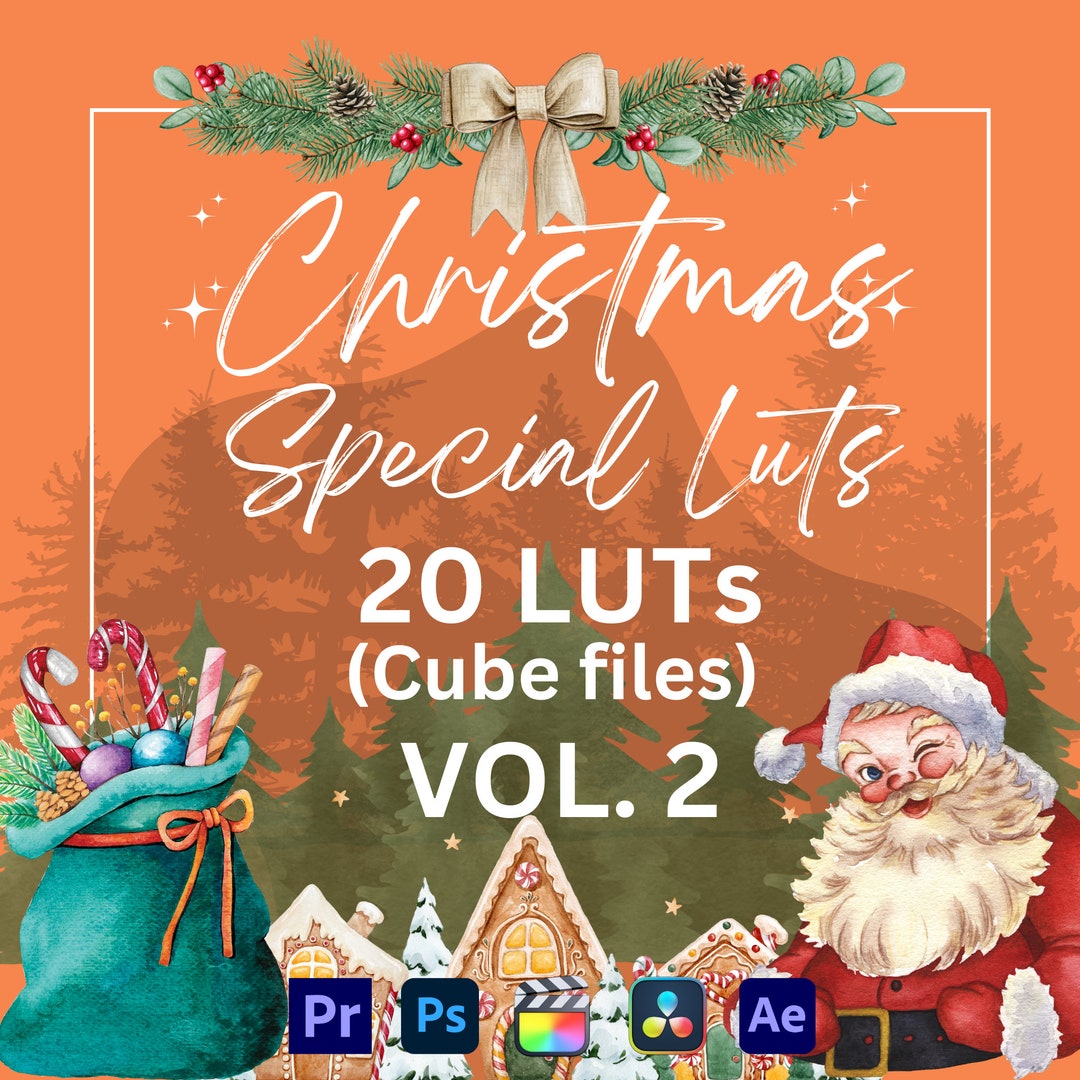 Christmas Color Grading Luts Vol.2 | 20 High-quality Luts for Any Video ...
