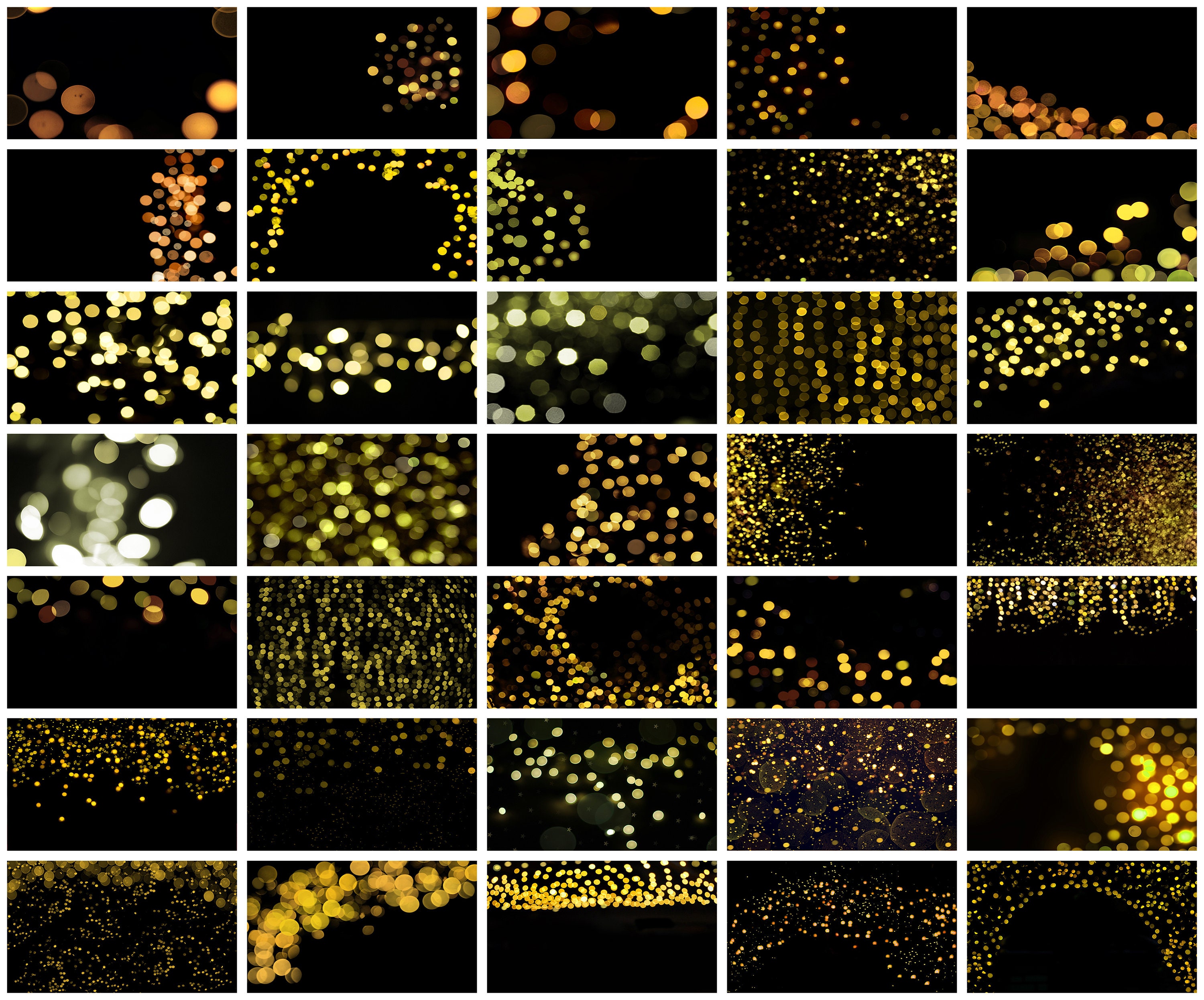 Photoshop Overlay Christmas Overlays Gold Bokeh Overlays Gold Light ...