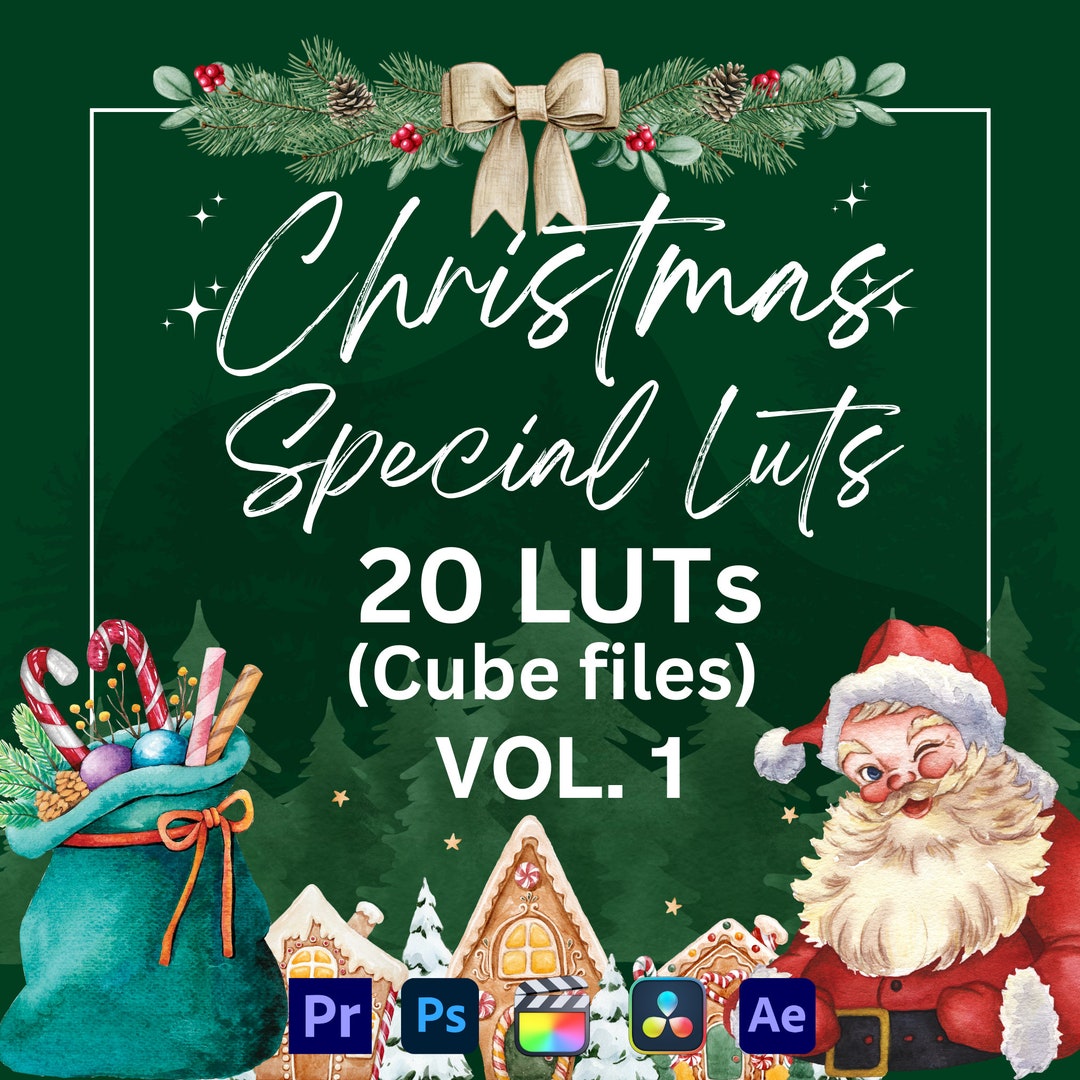 Christmas Special Luts | 20 High-quality Luts for Video and Photography ...