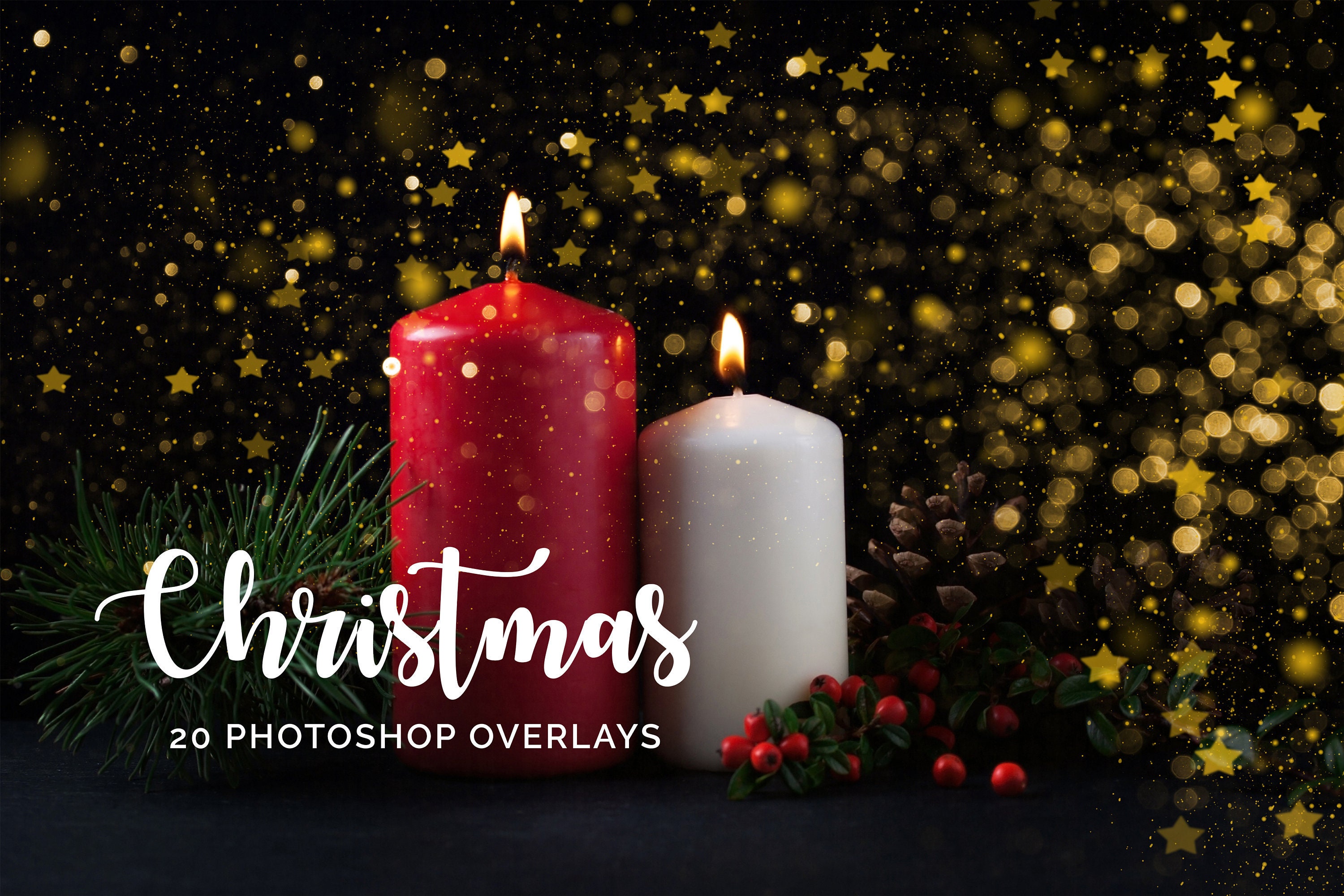 Christmas Overlays Photoshop Overlays Photo Overlays Bokeh Overlays ...