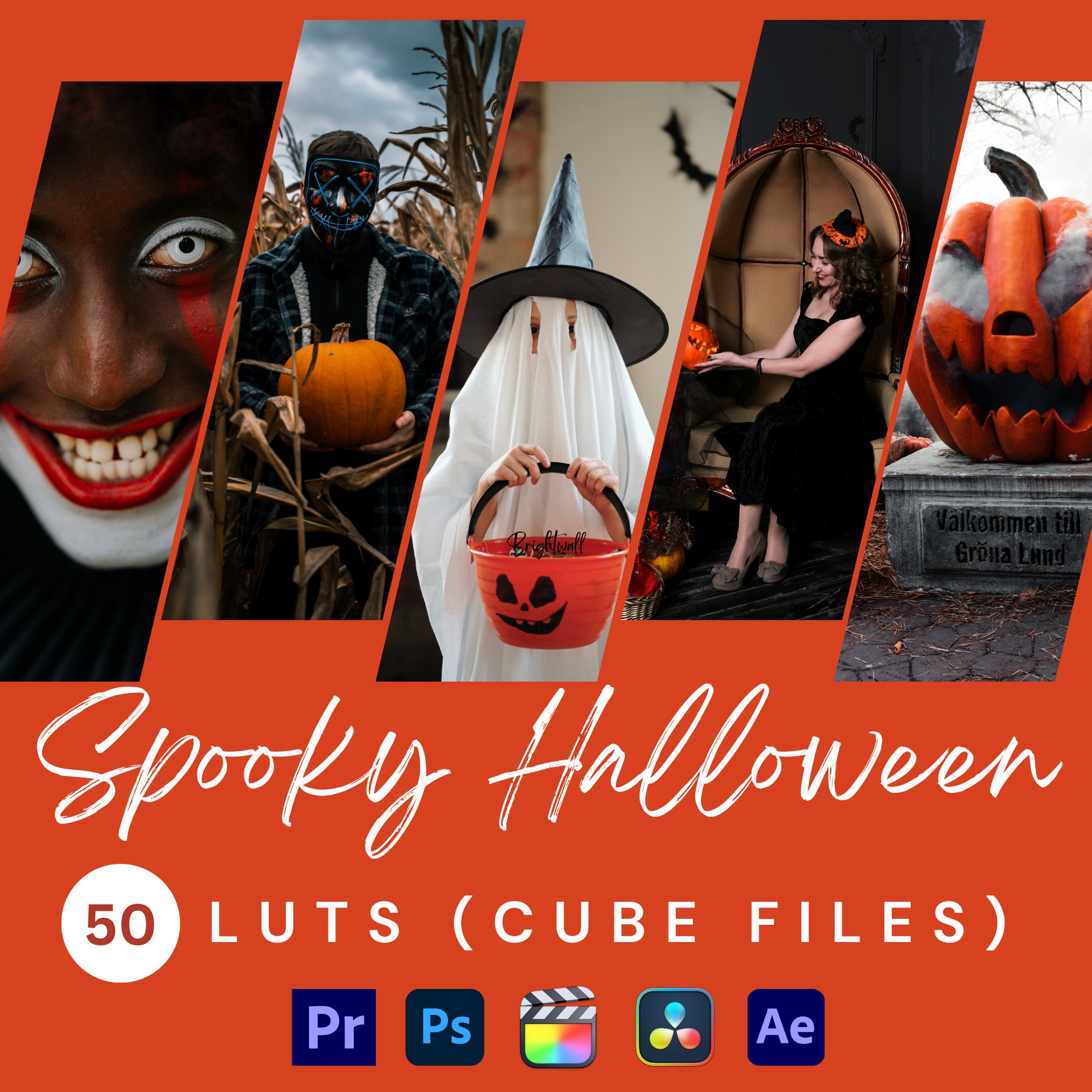 Spooky Halloween Luts Bundle Pack for Professionals, Videographers ...