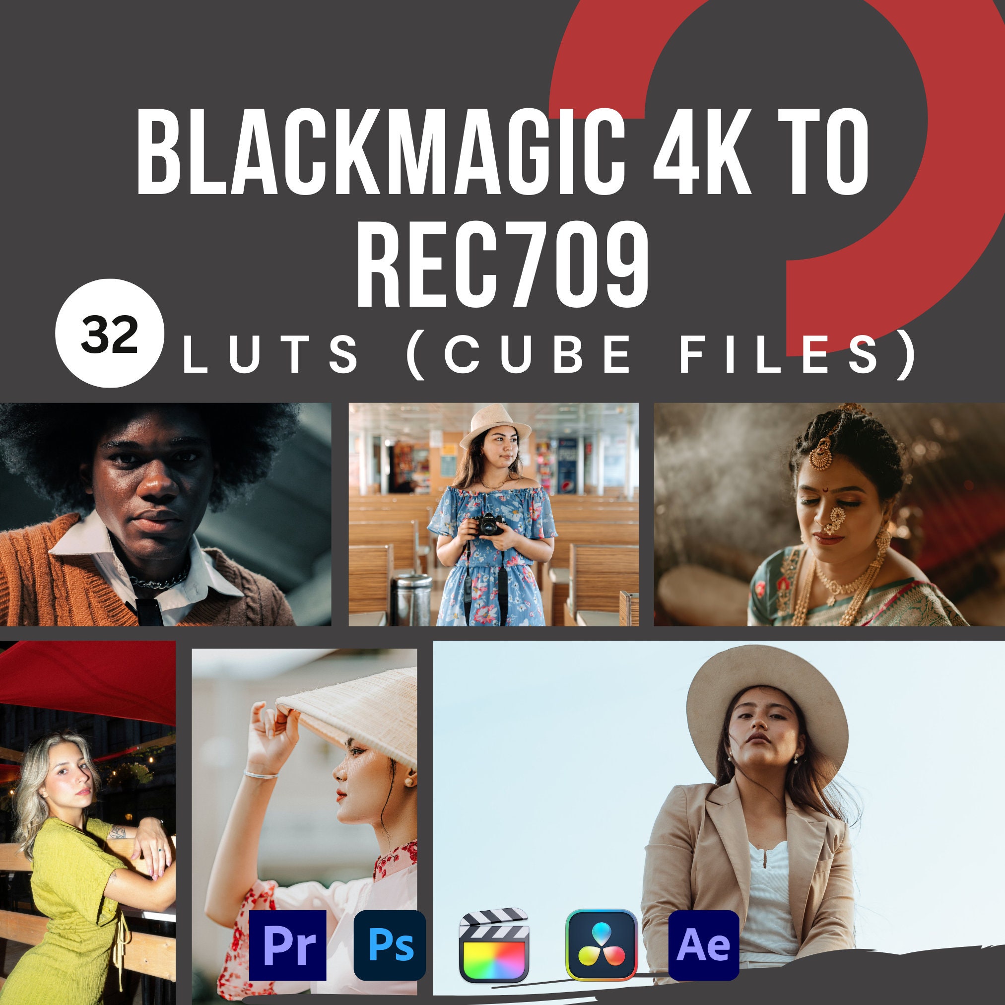 Blackmagic 4K Luts-conversion Luts for Video Footage in Blackmagic 4K ...