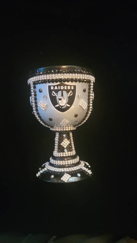 Las Vegas Raiders ICED Bling Goblet Cup - Etsy