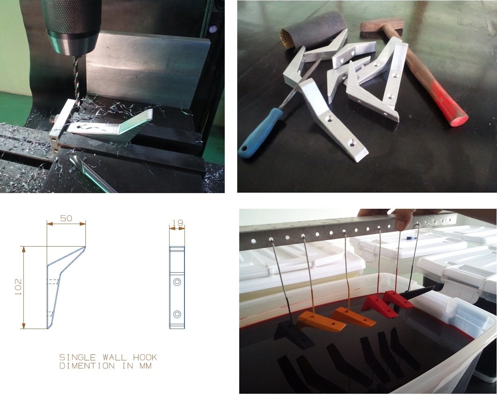 Single Coat Rack Wall Hook Modern Decorative Hat Rack Hanger | Etsy