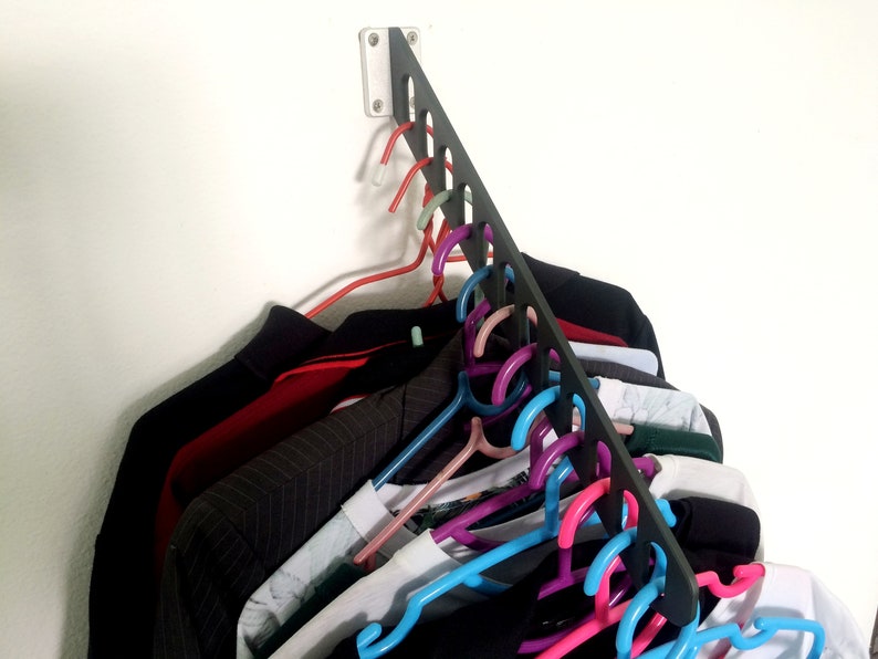 Wall Clothing Rack Hanging Coat Rack Wall Mount Display - Etsy UK
