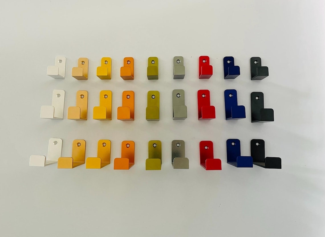 Modern J Hook Colorfull Wall Hook, Coat Hook, Utility Hook Wall Hook ...