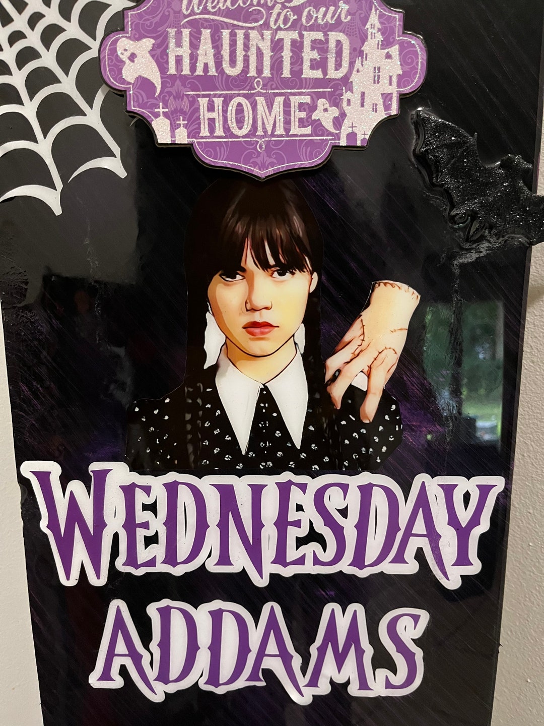 Wednesday Addams Welcome Sign - Etsy