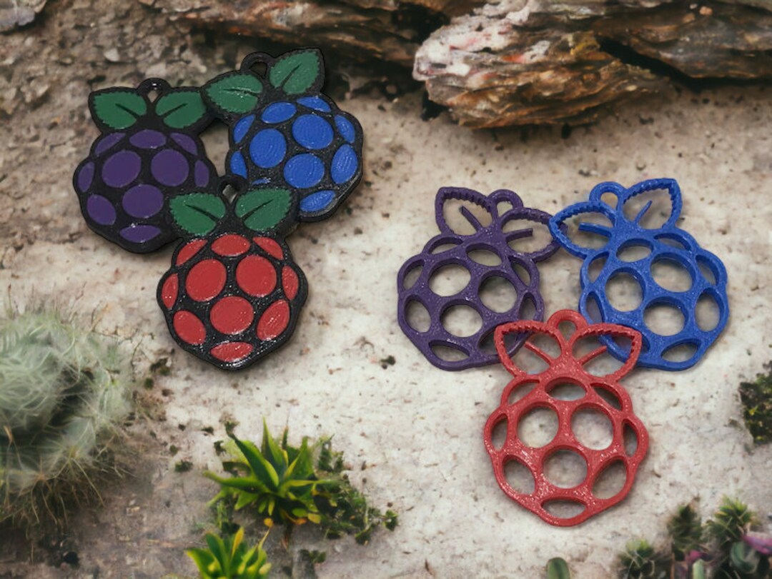 Custom 3D Printed Raspberry Pi Keychains - Unique Accessories for Tech ...