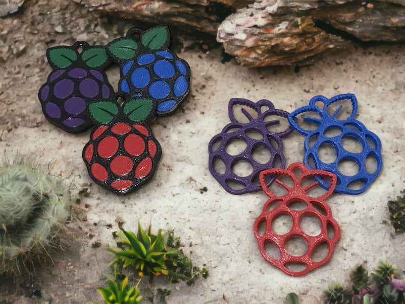Custom 3D Printed Raspberry Pi Keychains Unique Accessories - Etsy
