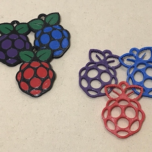 Custom 3D Printed Raspberry Pi Keychains Unique Accessories for Tech ...