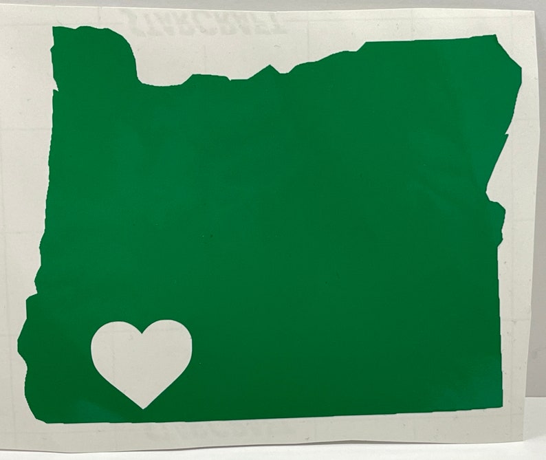 Love From Southern Oregon: Heart-shaped Vinyl Decalslove Your Roots ...
