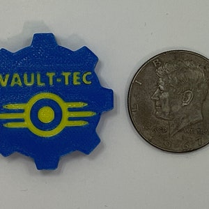 3D Printed Vault Tech Fallout 4, 76 Coins - Etsy