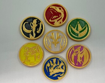 Power Ranger Coins | Etsy