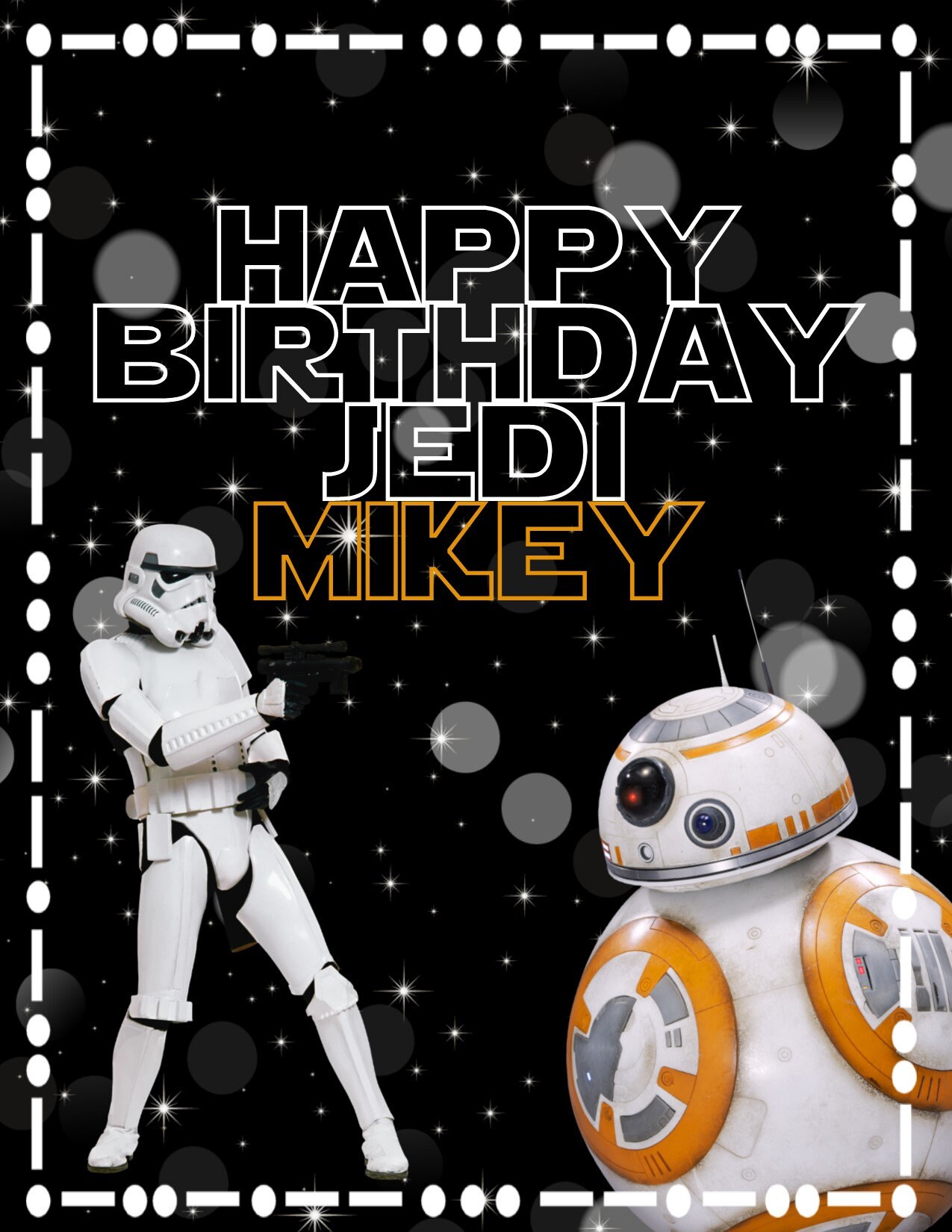 Star Wars Birthday Poster Star Wars Birthday Star Wars - Etsy