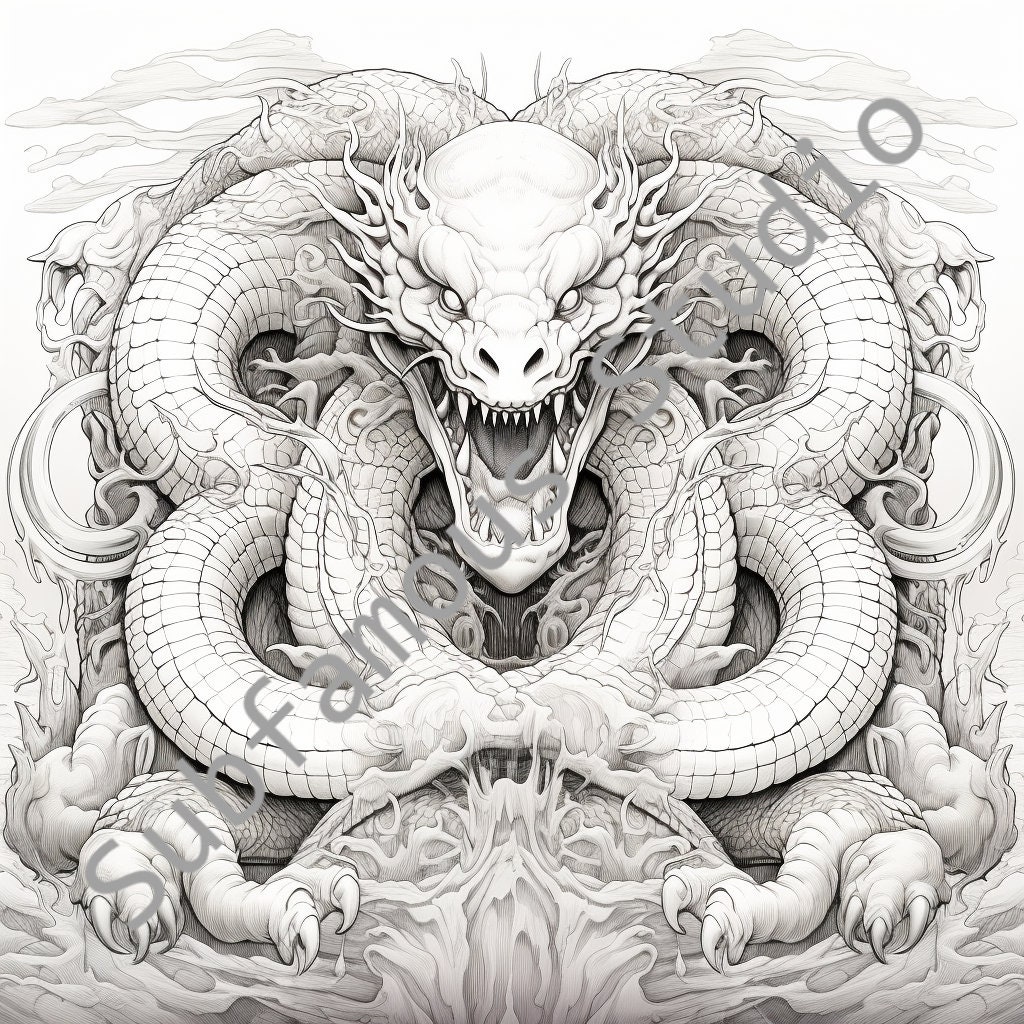 Fantasy Roleplay 9 Coloring Pages - Set of 5 (digital Download) - Etsy