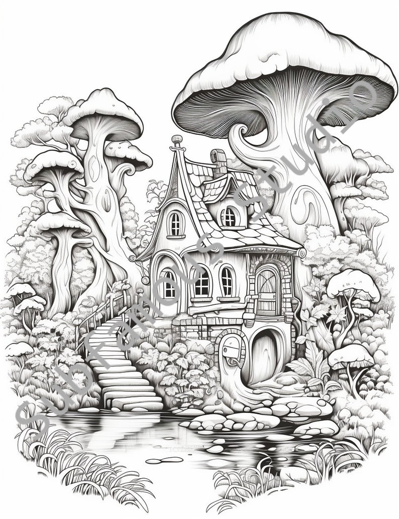 Fantasy Roleplay 8 Coloring Pages - Set of 5 (digital Download) - Etsy