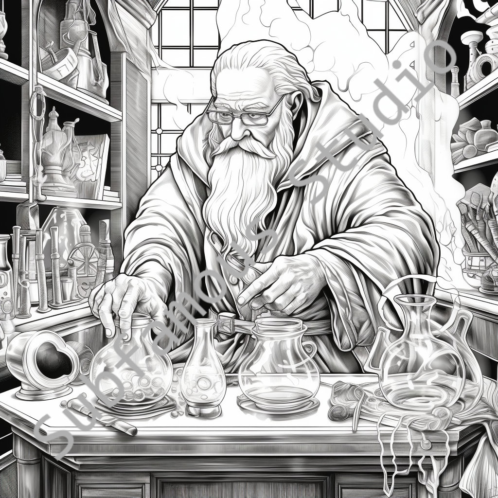 Fantasy Roleplay 3 Coloring Pages - Set of 5 (digital Download) - Etsy