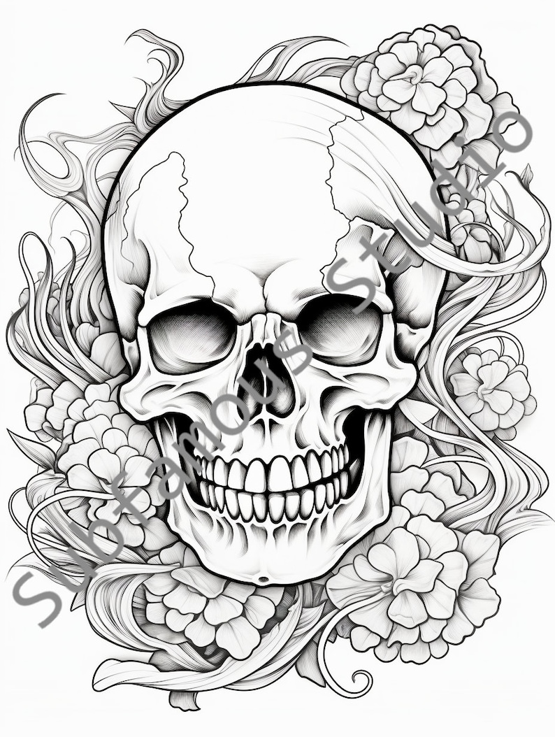 Nightmare 5 Coloring Pages - Set of 5 (digital Download) - Etsy
