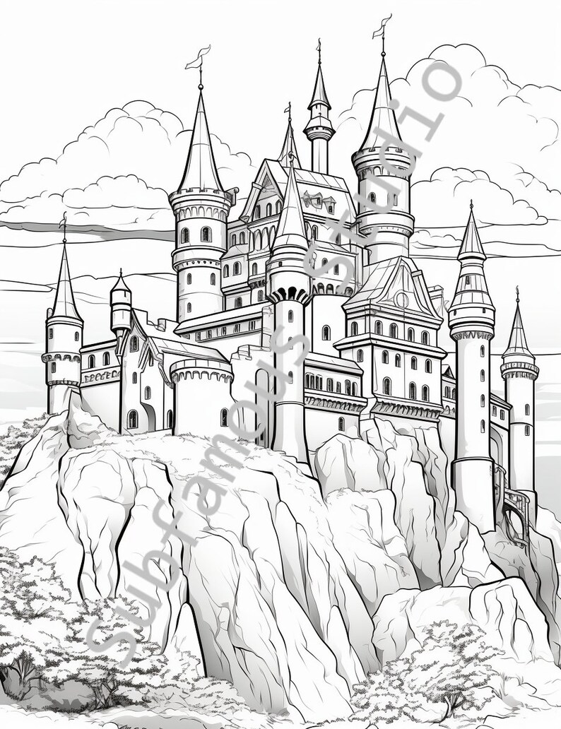 Fantasy Roleplay 5 Coloring Pages Set of 5 digital Download - Etsy